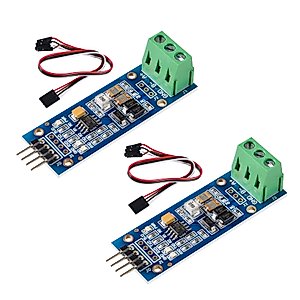 QCCAN 2pcs RS485 to TTL 5V Board with MAX13487 Chip for Raspberry Pi