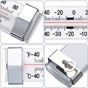 20 Packs Freezer Kitchen Thermometer Refrigerator Thermometer Freezer Thermometer Fridge Thermometer Cooler Thermometer for Kitchen Home Supplies