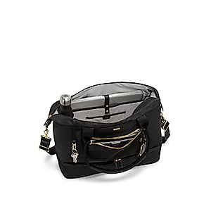TUMI Voyageur Contine Weekender - Weekender Bag for Travel, Business - Travel Weekender for Women & Men - Black & Gold