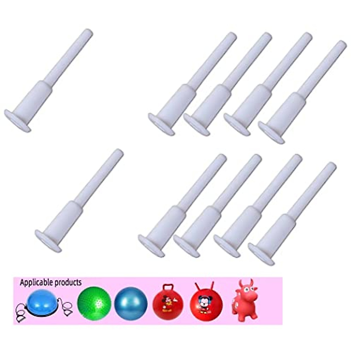 LORJE Fitness Exercise Sport Yoga Ball Inflatable Bed Pool Air Stopper Plug Pin 10PCS