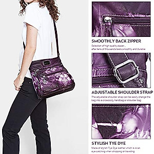 Angel Barcelo Crossbody Purses and Handbags for Women, Shoulder Purses for Girl Women Purple