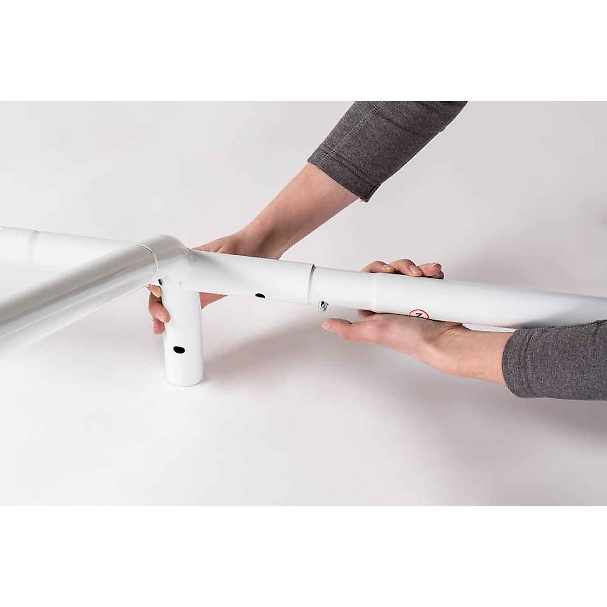 Impact 11' x 20' Portable Carport Garage Canopy, Outdoor Party Tent with 8 Dressed Legs, White