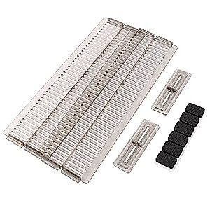 Sudemota 8 PCS Adjustable Drawer Dividers DIY Cabinet Partition Divider for Clutter Kitchen Cutlery Organizer Separator