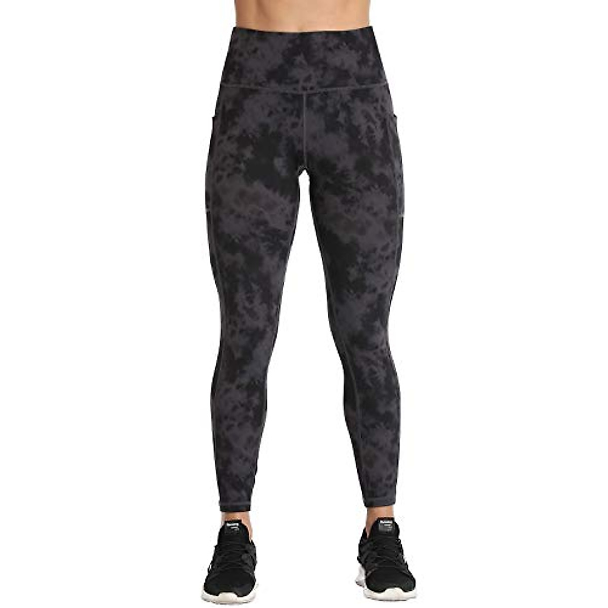 Amazon Essentials Women's High Waisted Yoga Leggings, 1364-ink Print, Small