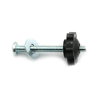 RuiLing 8 Set T-Track Knobs Kit Hex Head Manual Nut with Full Thread Outer Bolts and Washers