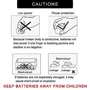 CELEWELL CR1632 5 Pack CR 1632 Battery Lithium 3v for Garmin Vivofit Jr Key Fob Replacement 【5-Year Warranty】