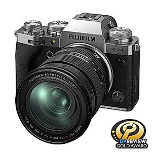 Fujifilm X-T4 Mirrorless Digital Camera XF16-80mm Lens Kit - Silver