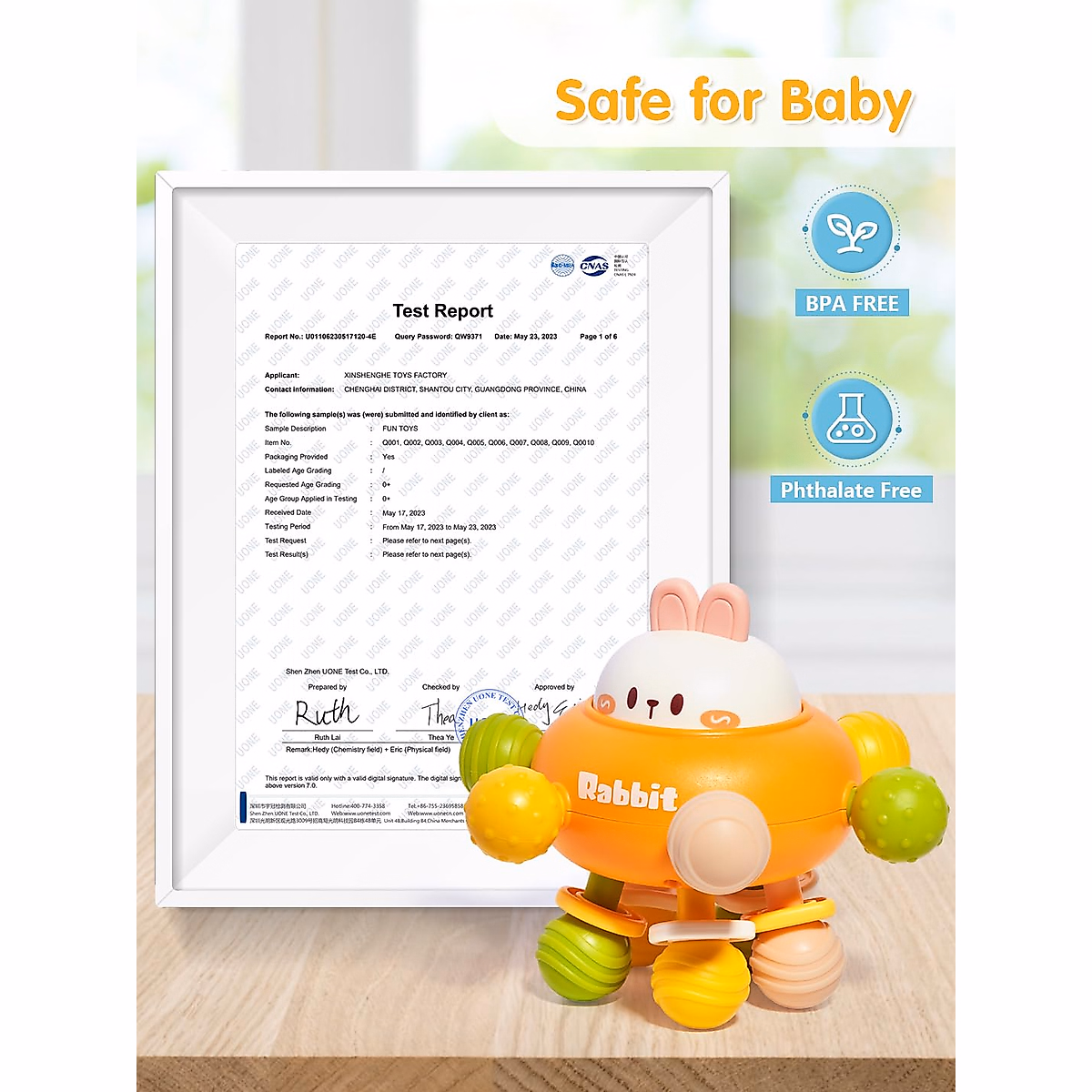 Baby Sensory Montessori Toys|Infant Teething Relief Teethers for Babies 0-6 Months|Developmental Rattles Chew Toys Gifts for 3 9 12 18 Months Girl Boy|Toddler Travel Toy for 1 2 One Year Old Gifts