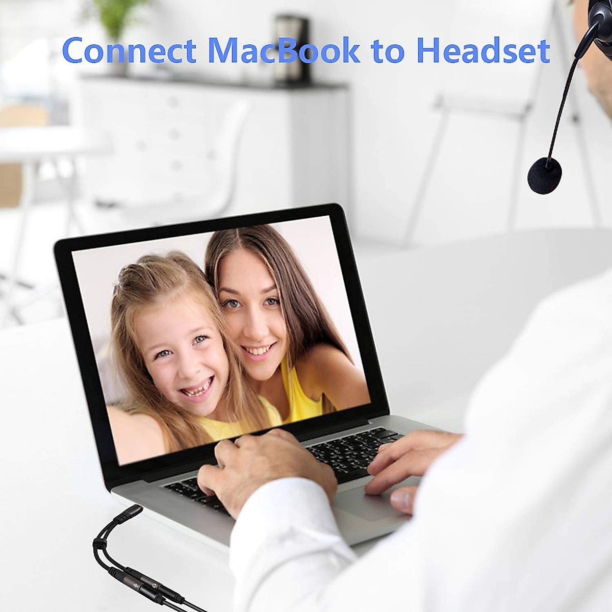 ZARSSON USB C Microphone Adapter, USB Type C to 3.5mm Combo Headphone Jack Audio Mic Adapter Y Splitter for Mac Book Pro, i-Pad Pro 2018/2020, OnePlus 7 Pro/8 Pro, Galaxy Note 10/10+/S20/20+/20 Ultra