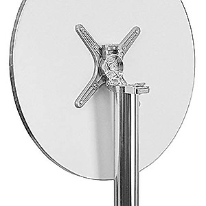 Flash Furniture 23.25" Round Aluminum Indoor-Outdoor Bar Height Table with Flip-Up Table