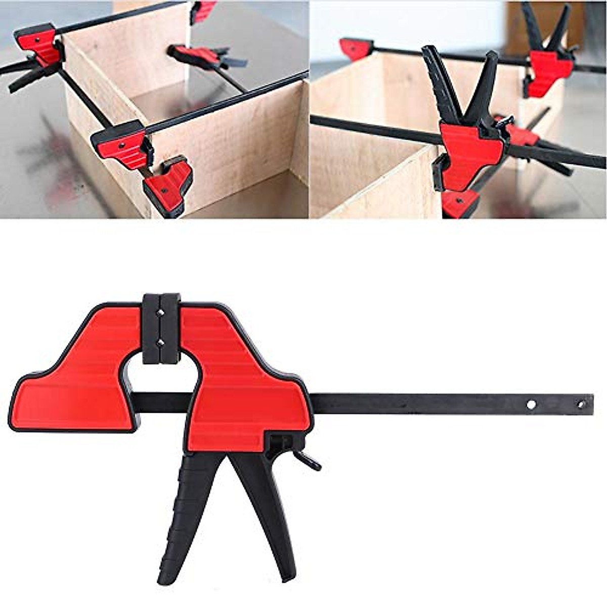 01 F Clamps, Bar Clamps G Sub One-Handed Woodworking Clip, Mini Bar for Carpentry(6 inches)