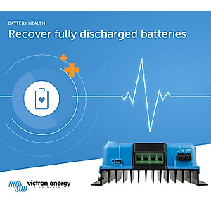 Victron Energy SmartSolar MPPT Tr VE. Can 150V 100 amp 12/24/36/48-Volt Solar Charge Controller (Bluetooth)