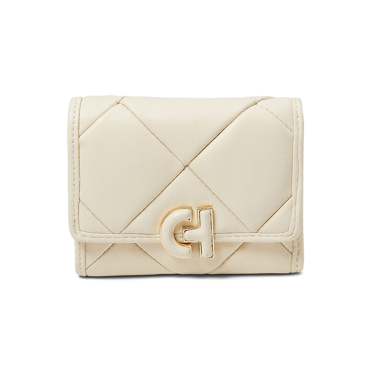 Cole Haan Bryant Trifold Wallet Angora/Egret PROCESSING PROCESSING