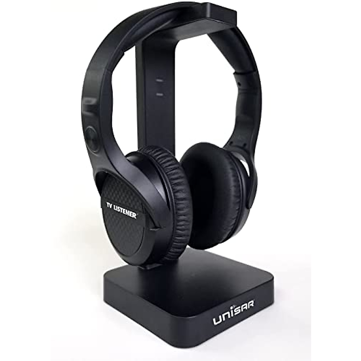 Unisar TV Listener Digital 2.4 GHz Wireless Stereo Headphones for Old or Modern TVs & Gadgets Let You Listen Without Disturbing Others
