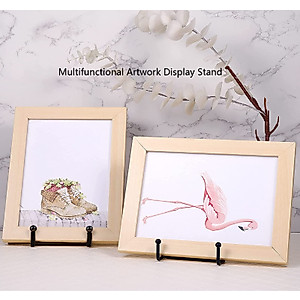 12 Pack 6"Plate Stands for Display,Metal Plate Holders Display Stands Can Be Used for Picture Stands,Book Stands for Display,Plate Display Stands,Easel,Photo Frame Stands,Plaque Stands,Desktop Stand.