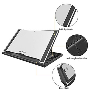 GAOMON GMS01 Universal Adjustable Tablet Stand PD1161/PD156PRO and Other Pads/Art Tablets/Books Less Than 12mm Thickness