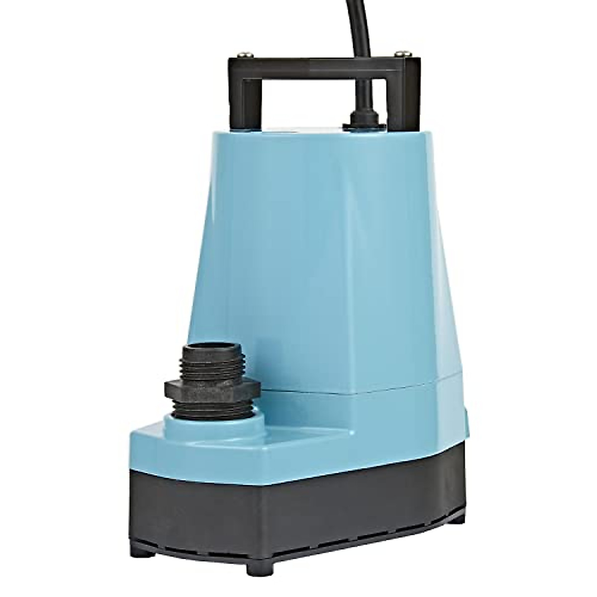 Little Giant 5-MSP 115-Volt, 1/6 HP, 1200 GPH Aluminum Manual Utility Pump, 10-Ft. Cord, Blue, 505000