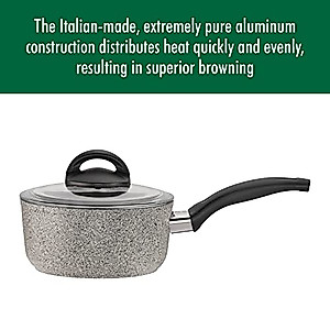BALLARINI Parma by HENCKELS 1.5-qt Nonstick Saucepan with Lid, Made in Italy, Durable and Easy to clean