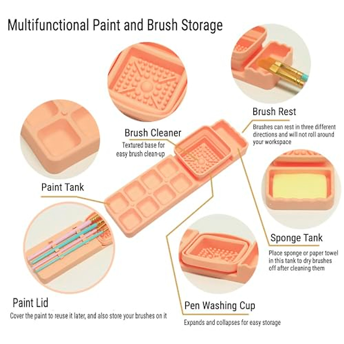 Versatile Silicone Art Mat: Your Essential Creative Companion, 23.6" x 15.8", Silicone Craft Mat, Nonstick Mat, Reusable Drawing, Art, and Paint Mat (Pink)