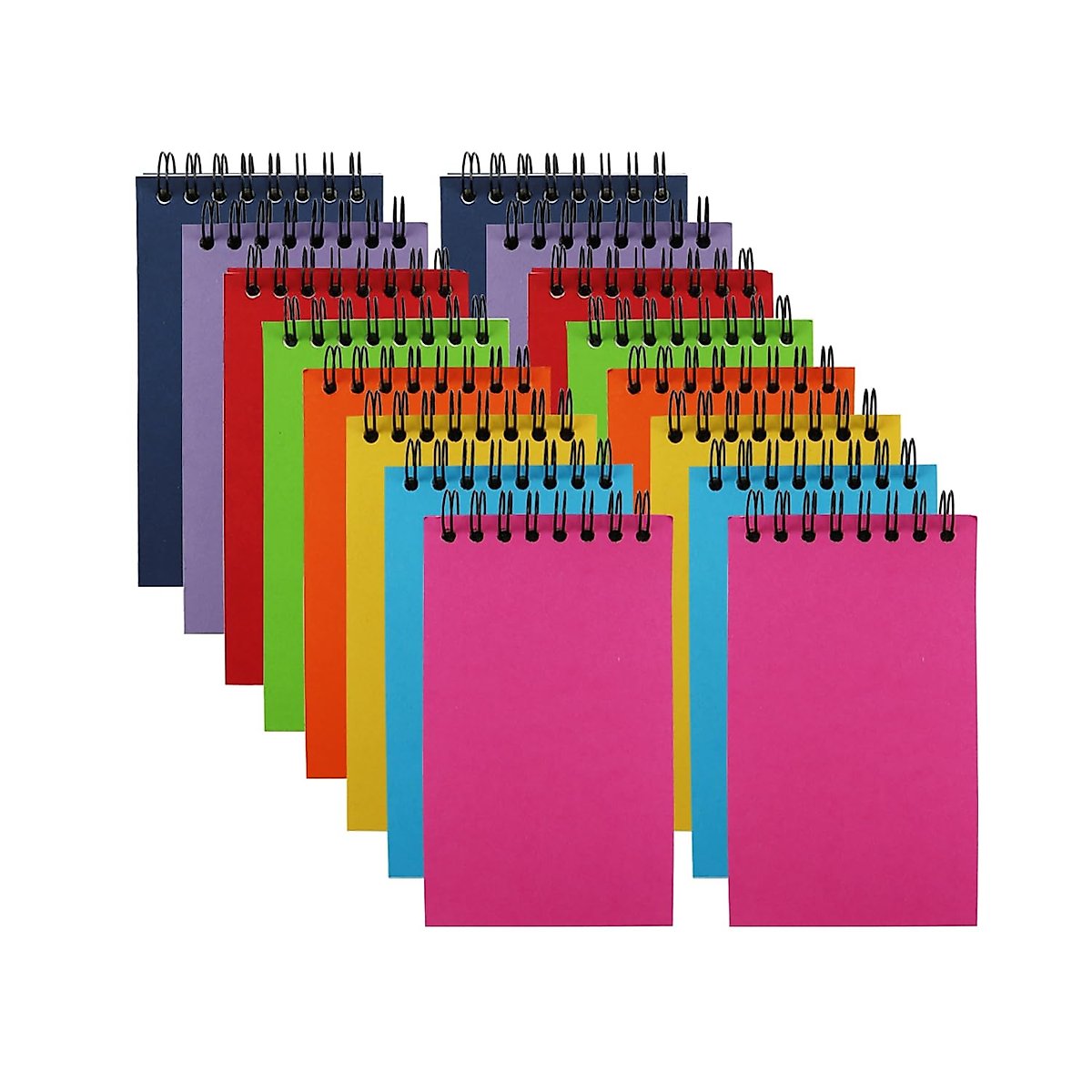 Aacehlh Small Spiral Notebook Set of 16,Mini 3x5 Pocket Notebook With Lined Pages, 60 Sheets Per Notepad, Memo Pads for Work, Home, Office, School, Gifts