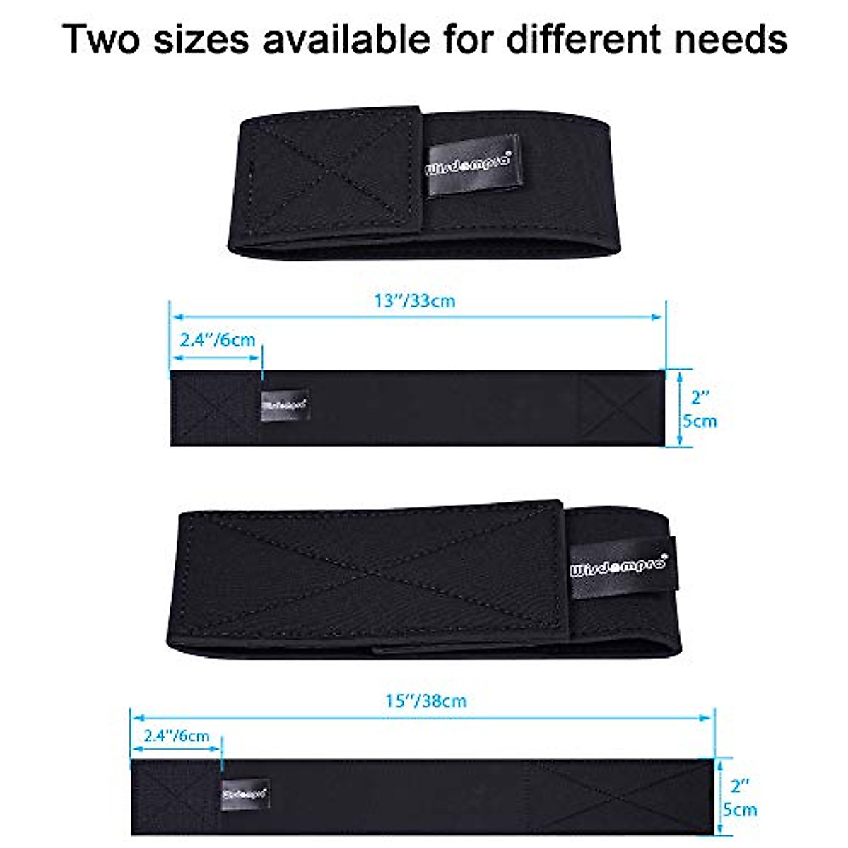 Wisdompro 1 Pair Neoprene Ankle Blousing Garters Trousers Boots Blousers Strap with Hook and Loop for Waders Fly Fishing Hunting Hiking Cycling Gardening Military Uniforms