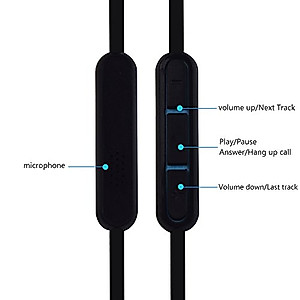 Saipomor QC35II 2.5mm to 3.5mm Audio Cable with Inline-Mic and Volume Control Aux Cord Compatible with Bose QuietComfort 25 QC25 QC35 Soundtrue Headphones(Black) (PVC)