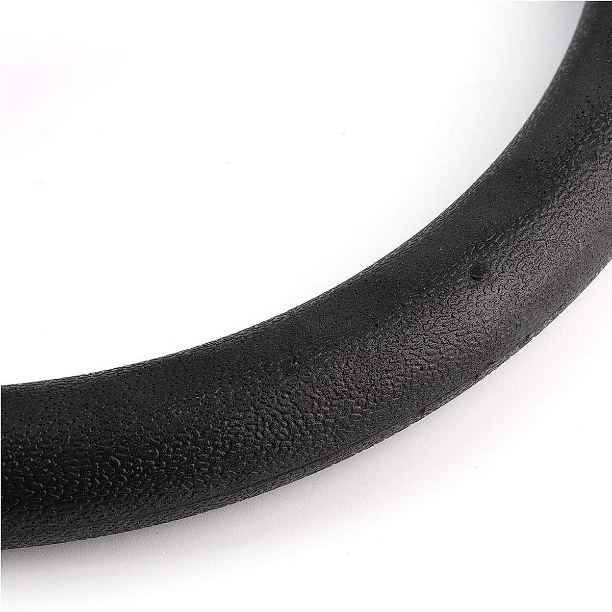 Acouto 270mm -Kart Steering Wheel with, Steering Wheel for -Kart Racing Cart Accessory