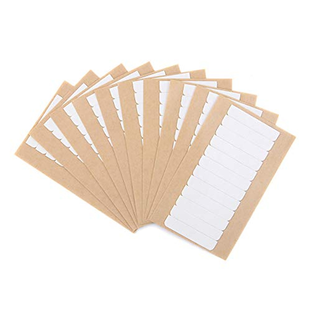 Sixstarhair Tape Replacement for Tape In Hair Extensions 120 Pieces per Pack Double Sided Adhesive Hair Extension Tape Tabs 4cm x 0.8cm No Residue Tapes