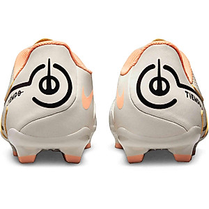 Nike Jr. Tiempo Legend 9 Club MG Little/Big Kids' Multi-Ground Soccer Cleats/Phantom/Yellow Strike, 2 Little Kid