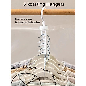 Elebac 6 Long Hanging Vacuum Storage Bags for Clothes, Vacuum Sealer Space Bags for Coat, Jumbo Clothes Protector Compression Bags for Closet Garment