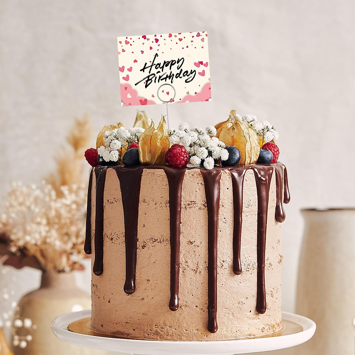 50 Pcs Floral Card Holder Picks, 4 Inch Metal Wire Floral Place Card Holder Picks Photo Memo Holder, Round Table Name Number Card Holder for Wedding DIY Party Birthday Office Meat Food Accessories