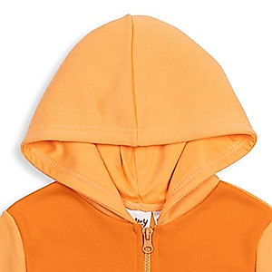 Bluey Bingo Toddler Boys Fleece Half Zip Hoodie Orange 4T