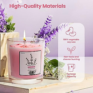20oz Insulated Tumblers with Lid & Straw, Makeup Bag, 7oz Scented Candles Birthday Gifts Sets for Women, Care Package for Women Gifts Rose Scented Candles, Get Well Soon Gifts Baskets for Women