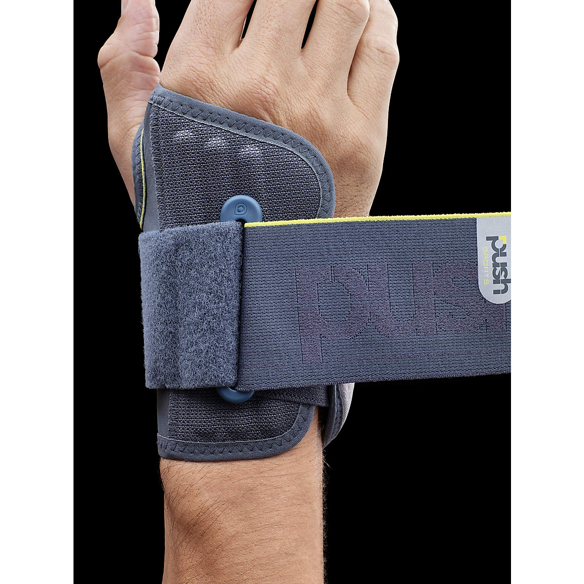 Push Sports Wrist Brace for Athletic Wrist Support. Comfortable, Easy-to-Wear Brace for Tendonitis, Fractures, Injuries, and Arthritis. (Left Small)