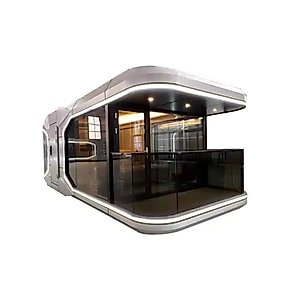 Capsule Home House, Commercial spce pod Hotel Luxury Tiny House fabricated Space Capsule Container Model D6