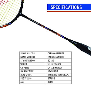 YONEX Nanoray Light 18i Graphite Badminton Racquet (Black)