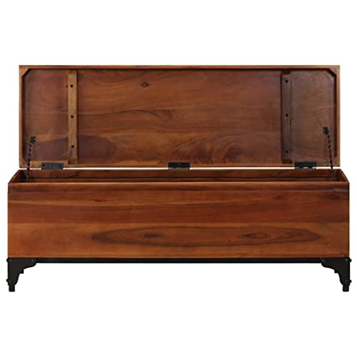 Vetnasa Storage Trunk 43.3"x13.8"x16.1" Solid Acacia Wood