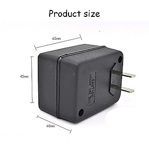 Acxico 1Pcs 110V to 220V Power Converter Adapter Voltage Transformer Adapter 50W PC Material SC-21C