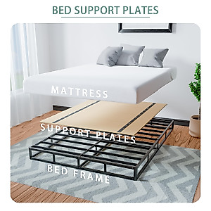 Imperius Mattress Support Wooden Bunkie Board/Bed Slats/Queen Bed Board Under Mattress Support(48"x 60" Full Size)