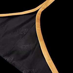 PYJTRL Mens Stylish Court Prince Black Velvet Gold Embroidery Blazer Suit Jacket (Black, 40)