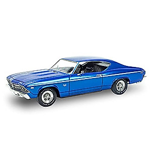 Revell 85-4492 1969 Chevelle SS 396 Model Car Kit 1:25 Scale 125-Piece Skill Level 5 Plastic Model Building Kit Blue