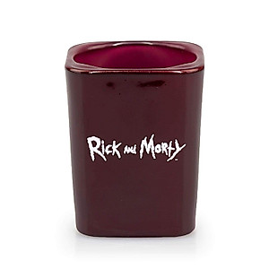 Rick and Morty Szechuan Dipping Sauce Shot Glass - Novelty Collectible Drinking Glasses - Perfect for Birthdays, Holidays, House Warming Parties, 2 fluid ounces