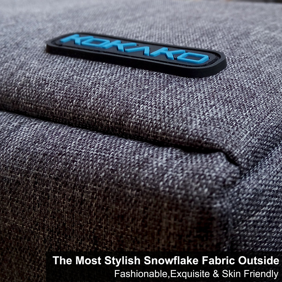 KOKAKO Lunch Bag Lunch Box Cooler Bag Insulated with Shoulder Strap for Men Women(gray)