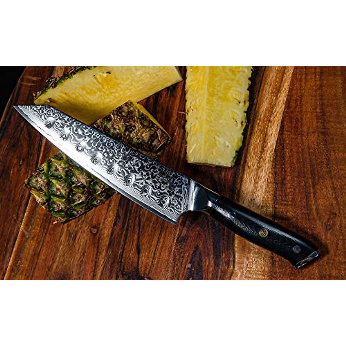 Oxford CHEF Kiritsuke Chef's Knife 8 Inch Damascus Japanese VG10 Super Steel 67 Layer High Carbon Stainless Steel