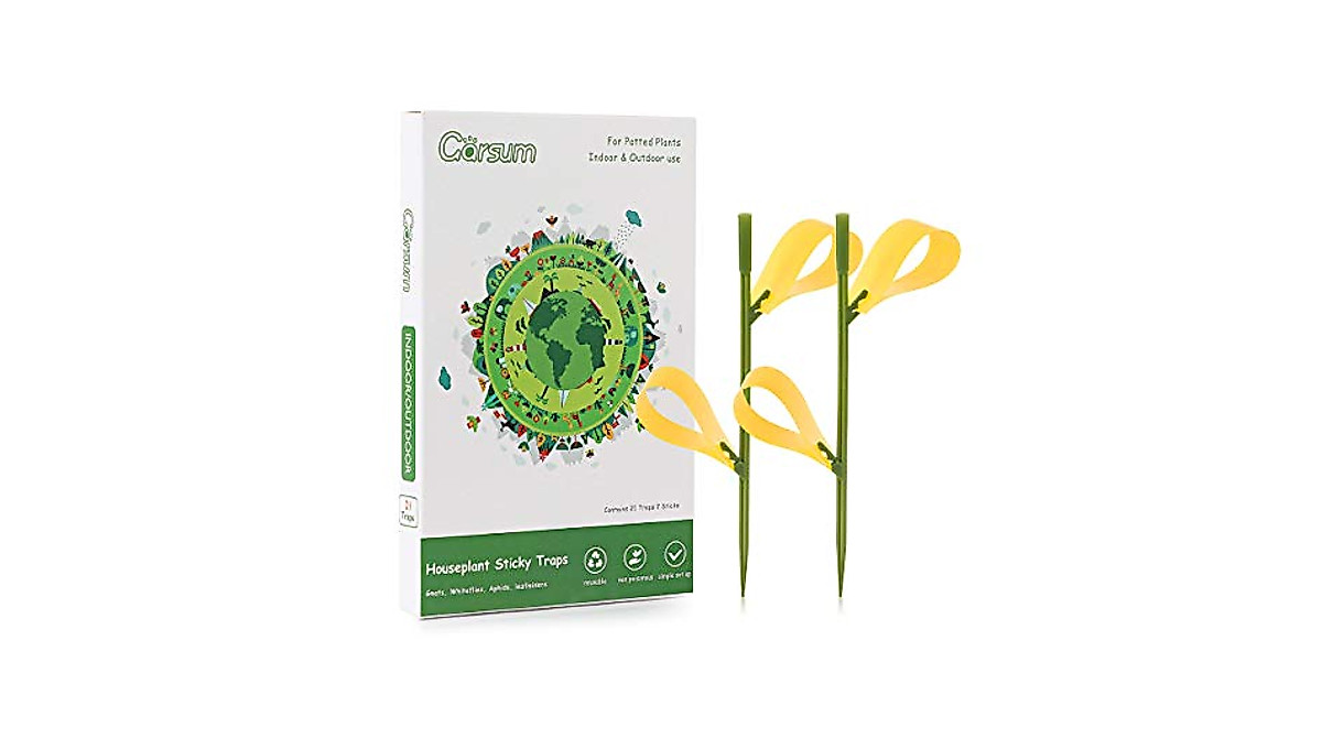 Garsum 21 Traps - Eco-Friendly Yellow Insect Traps for Plants