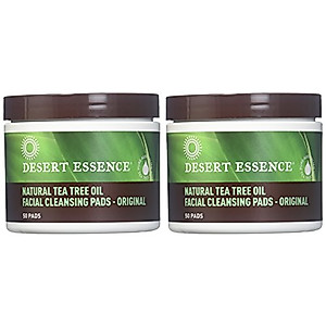 Facial Cleansing Pads - Tea Tree Oil, 50 pads 2-pack