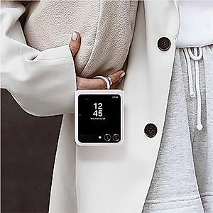 SAMSUNG Galaxy Z Flip5 AI Phone, 256GB Unlocked Android Smartphone, Compact, Foldable Design, One-Hand Control, Best Selfies, Full Cover Screen, Hands-Free Use, US Version, 2023, Cream