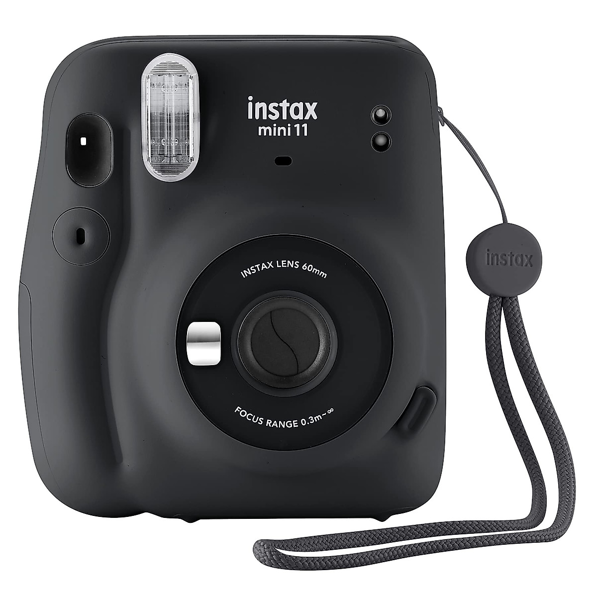 Fujifilm Instax Mini 11 Instant Camera (Charcoal Grey) with Case, 20 Fujifilm Films and More Accessories Photo Microfiber Cloth…