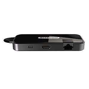 Sitecom CN-394 USB-C Adapter | USB-C to 1x HDMI + 1x Gigabit LAN Adapter + 2X USB 3.1 + 1x USB-C - with USB-C Power Delivery 100W