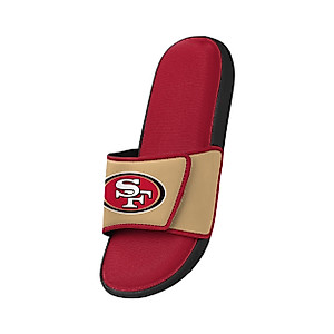 FOCO San Francisco 49ers NFL Mens Foam Sport Slide - M